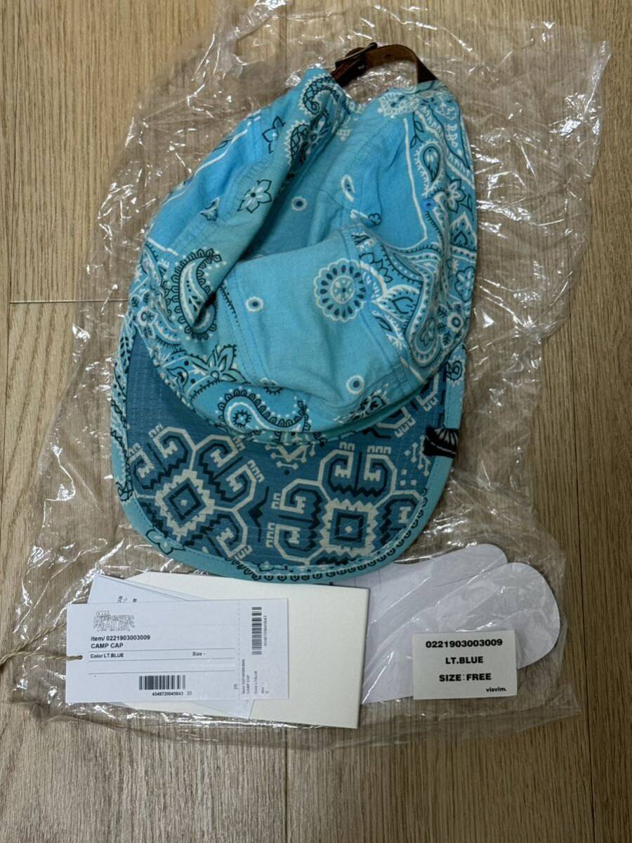 visvim ict CAMP CAP LT.BLUE バンダナ CARROLL DECKHAND THORSON ELMENDORF ...