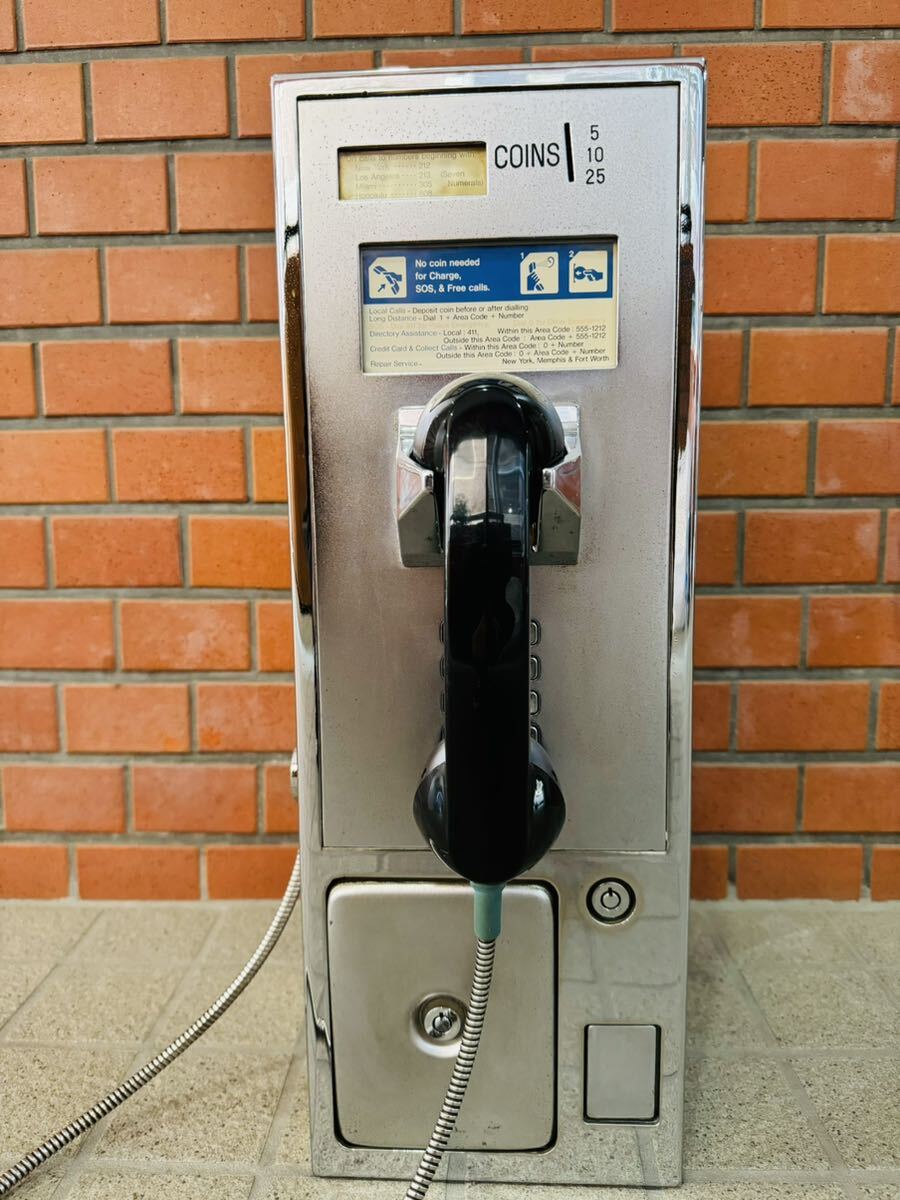 US アメリカ公衆電話 日本使用可 ペイフォンPAYPHONE アンティーク ヴィンテージ パブリックフォン ファイヤーキング パイレックス ...