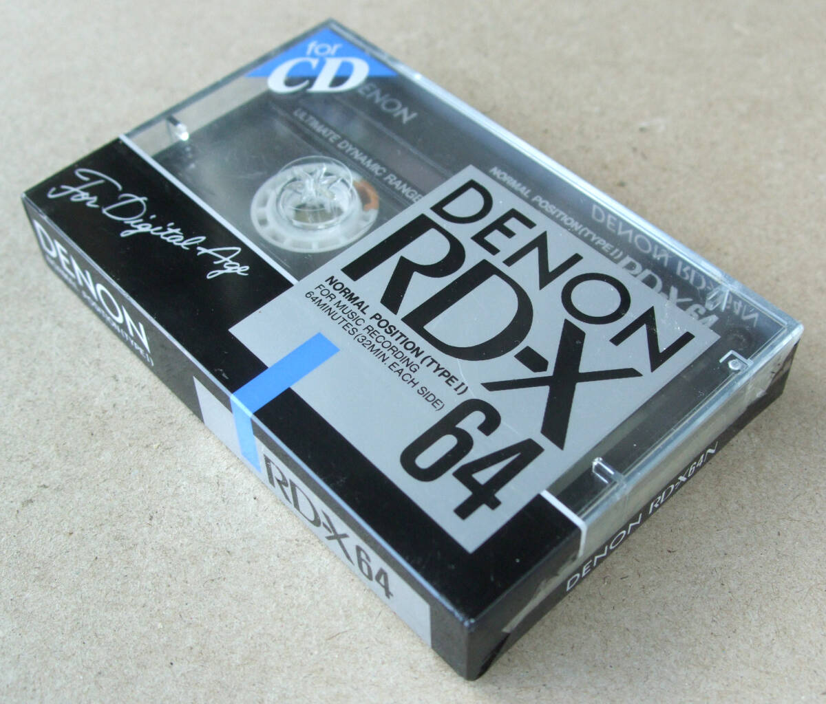 DENON デノン Normal Position RD-X 64 ノーマルポジション TYPEⅠ カセットテープ RD-X64N(記録媒体 ...