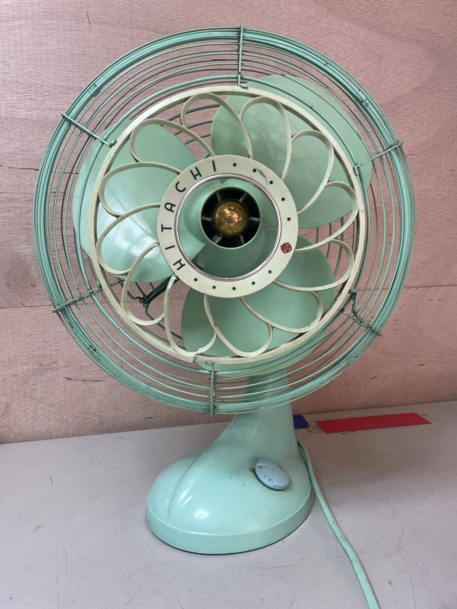 N1438/当時物 日立 HITACHI 扇風機 M-6036B 3枚羽 卓上 昭和レトロ ジャンク(扇風機)｜売買されたオークション情報 ...