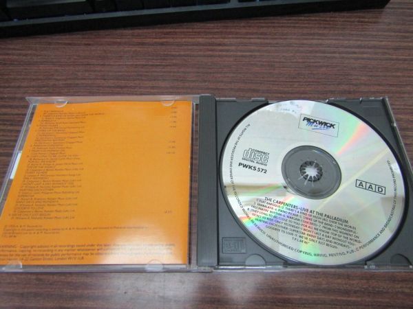 3963 CD THE CARPENTERS LIVE AT THE PALLADIUM カーペンターズ ライヴ(Carpenters)｜売買されたオークション情報、yahooの商品情報を ...