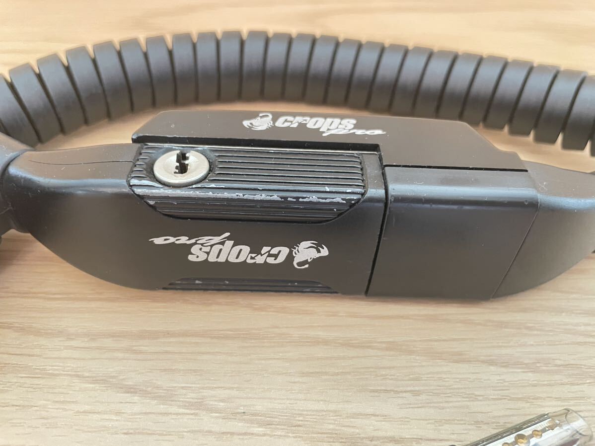 Crops クロップス K4-BIRO LION ALARM SET ライオンアラームセット 防犯アラーム機能付き鍵 ロードバイク パーツ ...