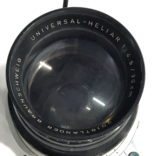 VOIGTLANDER UNIVERSAL-HELIAR 1:4.5 /30cm カメラレンズ 大判カメラ用 マニュアルフォーカス QR052 ...