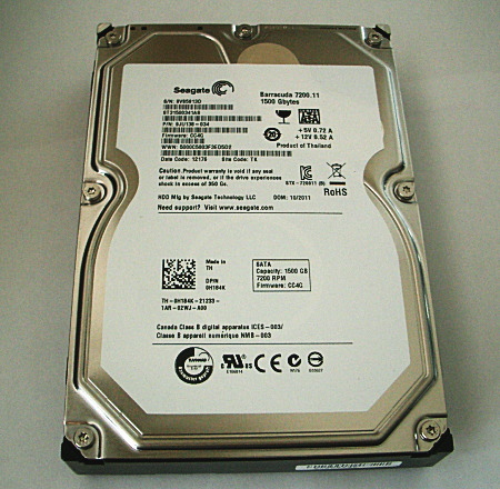 SEAGATE Barracuda ST31500341AS 1.5TB 1500GB SATA HDD 7200rpm(1TB～)｜売買され ...