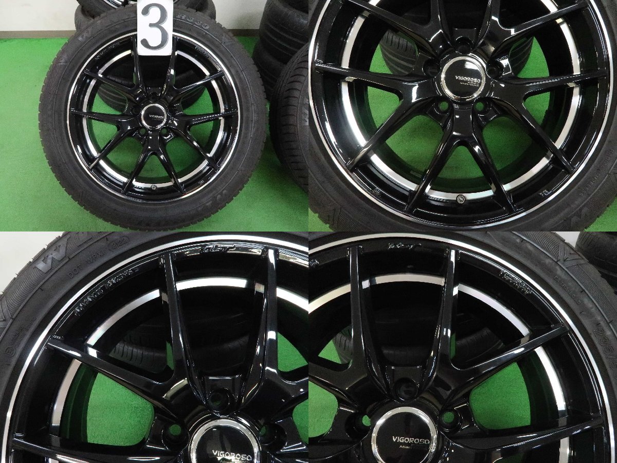 4本 Advanti RACING VIGOROSO N628 18インチ ホイール 7.5J +47 5H 112 ラジアル WINRUN ...