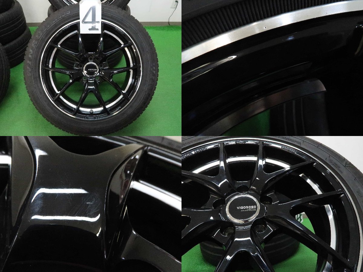 4本 Advanti RACING VIGOROSO N628 18インチ ホイール 7.5J +47 5H 112 ラジアル WINRUN ...