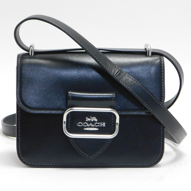 極 COACHコーチ モーガン ミニショルダーバッグ ボディクロスバッグ レザー 黒 CL416(女性用)｜売買されたオークション情報 ...
