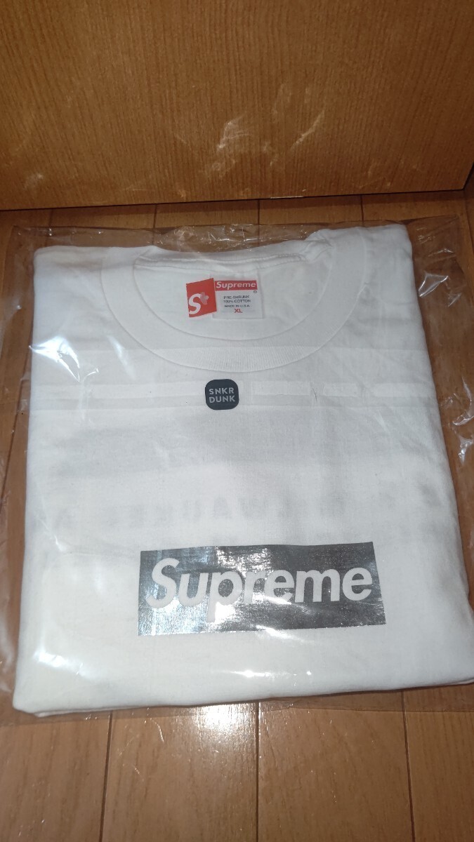 1円スタート Supreme Chicago Box Logo Tee White XL シュプリーム シカゴ ボックスロゴ シルバー スニ ...