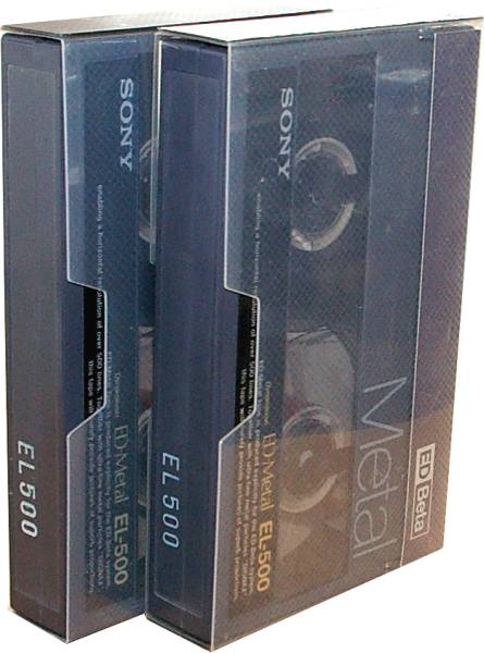 EL-500/EDベータテープ/メタル/β2にて2時間録画/2本(ベータビデオデッキ)｜売買されたオークション情報、yahooの商品情報を ...