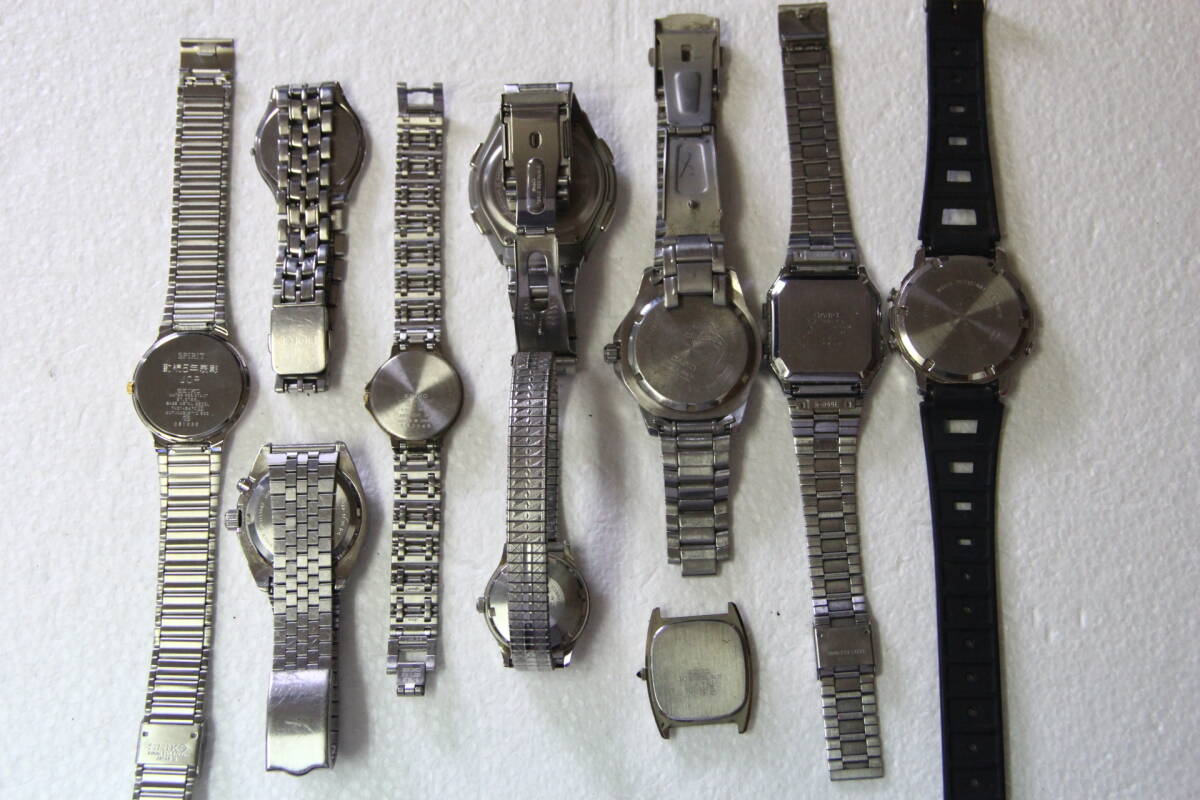 SEIKO/CASIO 腕時計 まとめて10個セット Spirit/Dolce/Solar/Casio 5174 WVQ-M410/2784 MDV-100/696 DBX-110/928 ...