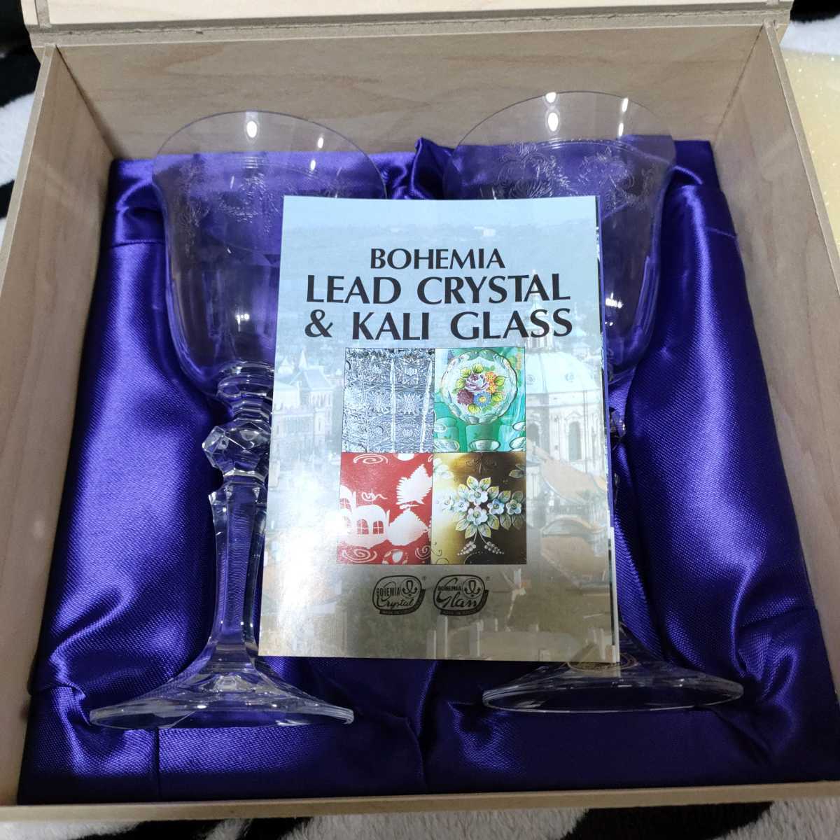 激レア BOHEMIA LEAD CRYSTAL & KALI GLASS BOHEMIA KALI GLASS ボヘミア カリグラス 花瓶 ...