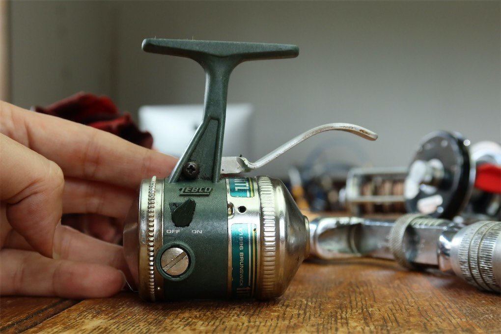 VERY レア ZEBCO 11L TRIGGER SPIN 渓流 トラウト 検 ABUMATIC 505 進化モデル MITCHELL ...