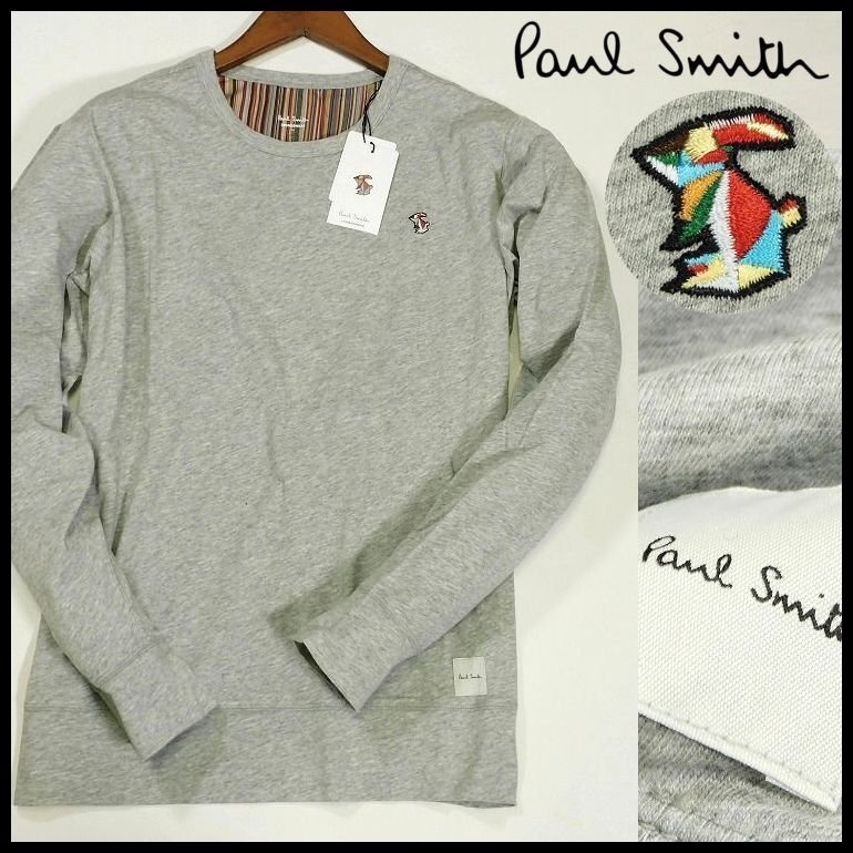 1円 ポールスミス 長袖カットソー M グレー マルチストライプ マルチラビット うす手 ロンTシャツ Paul Smith メンズ 2983(長袖Tシャツ)｜売買されたオークション情報 ...