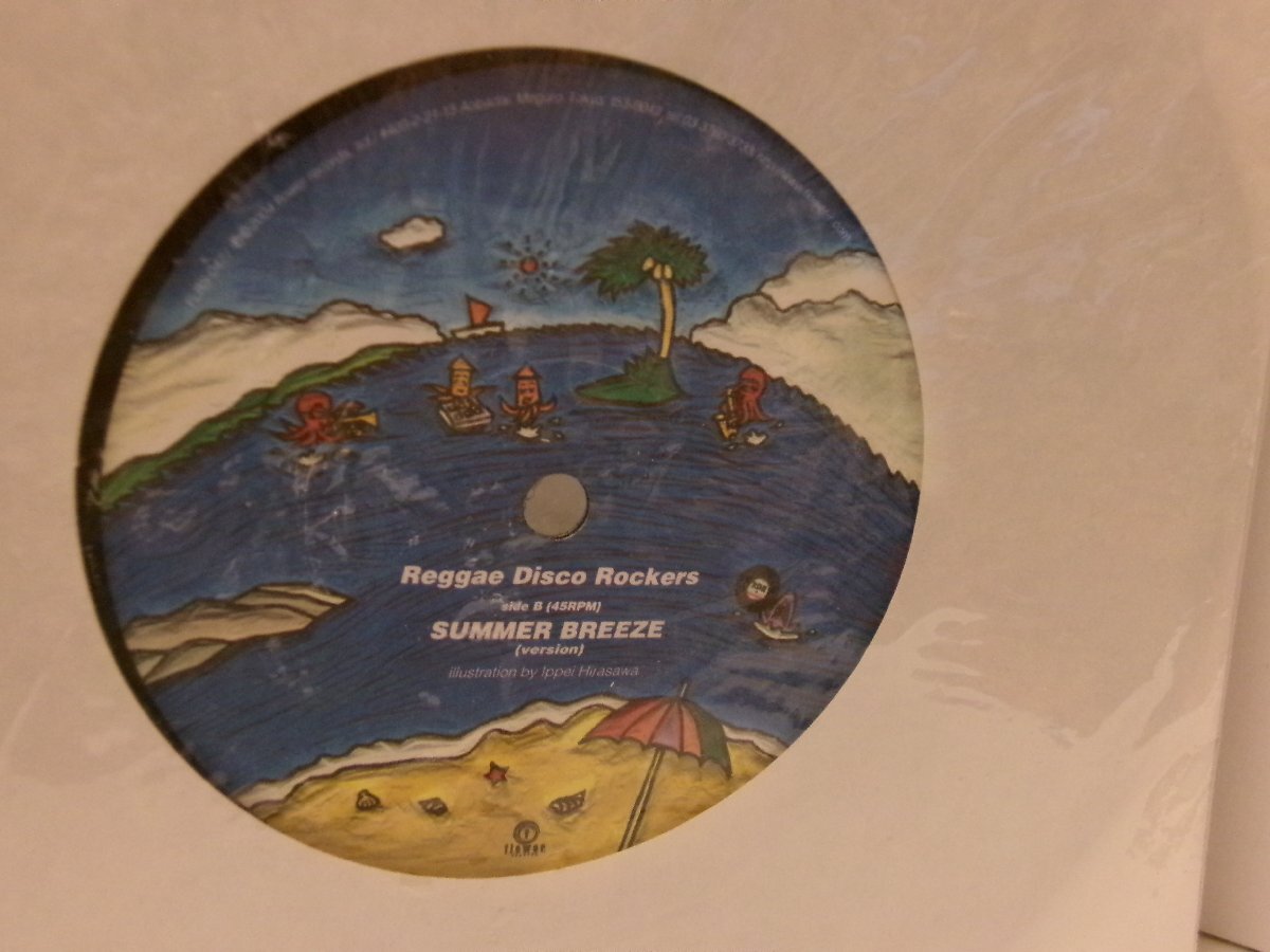 7インチ REGGAE DISCO ROCKERS / SUMME BREEZE / SUMMER BREEZE version FLOWER RECORDS FLRS-042 有坂美香 ...