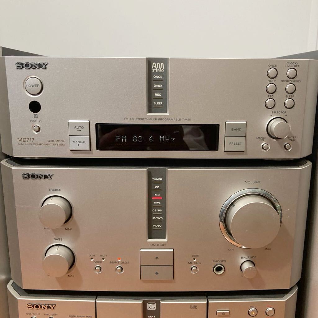 SONY MD717 DHC-MD717 MINI Hi-Fi コンポーネント システム ジャンク品(その他)｜売買されたオークション情報 ...