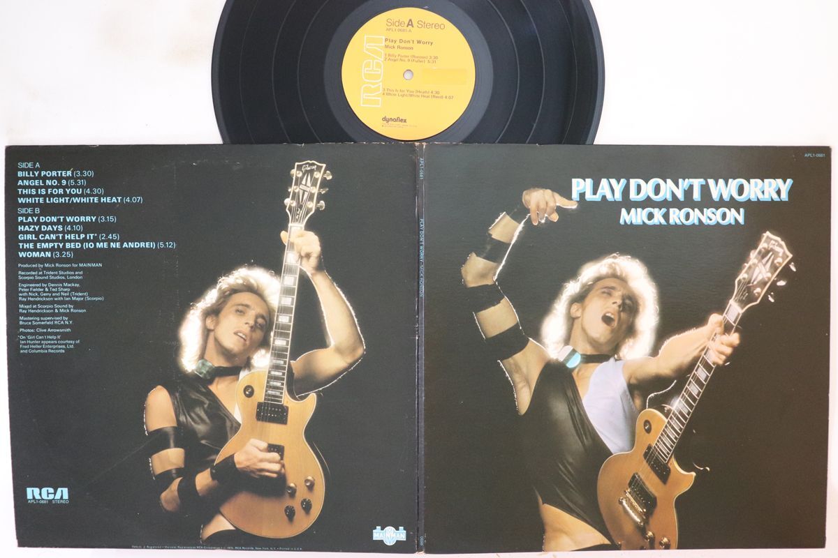 米LP Mick Ronson Play Dont Worry APL10681 RCA /00400(M)｜売買されたオークション情報 ...