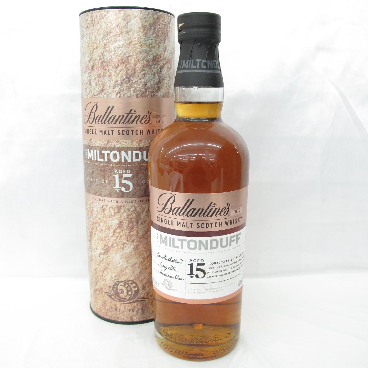 未開栓 Ballantine's バランタイン シングルモルト シリーズ No.002 ミルトンダフ 15年 ウイスキー 700ml 40% 箱付 11692193 1101(スコッチ)｜売買 ...