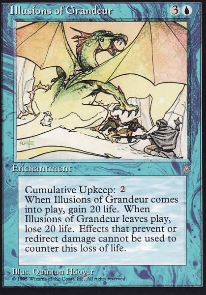 MTG Illusions of Grandeur 1枚から 在庫EX-VG4枚(青)｜売買されたオークション情報、yahooの商品情報を ...