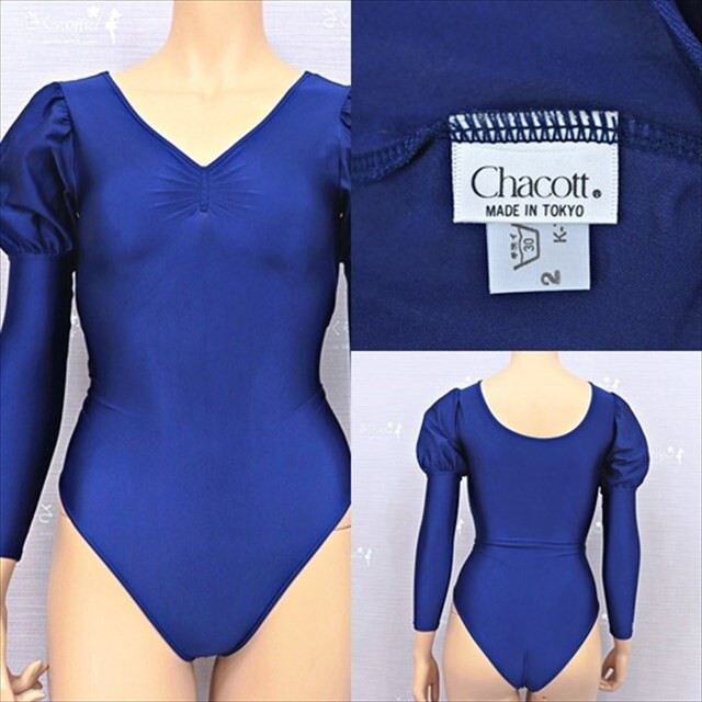 PE3-Y09 /Chacottチャコット 日本製 LMサイズ パフスリーブ ロングスリーブレオタード 一番安価な送料はゆうパケットなら250円(レオタード)｜売買されたオークション情報 ...