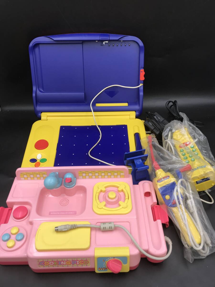 1113-07 セガ PICO 本体 クッキング フィッシング TEL PICO まとめて ピコ SEGA TOYS 通電 動作未確認(セガ ...
