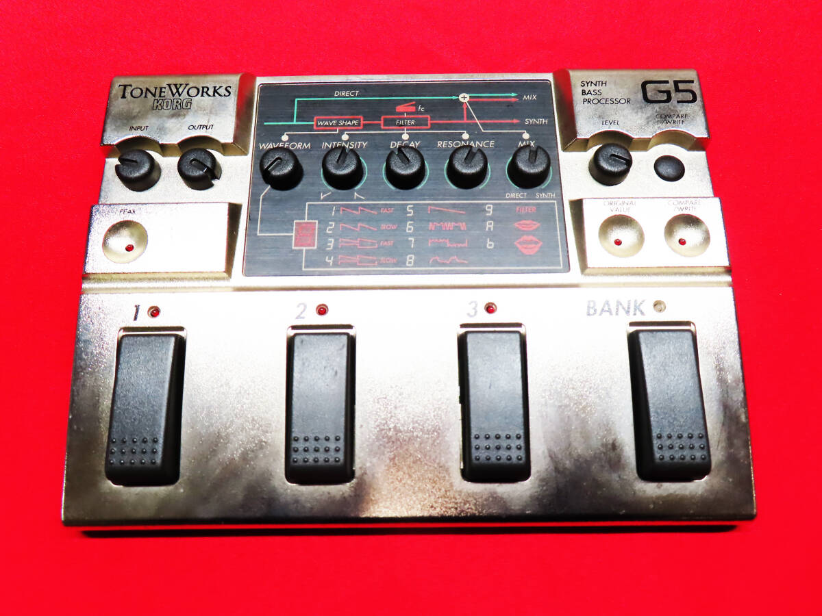 KORG コルグ TONE WORKS トーンワークス G5 SYNTH BASS PROCESSOR ベースシンセサイザー プロセッサー ...
