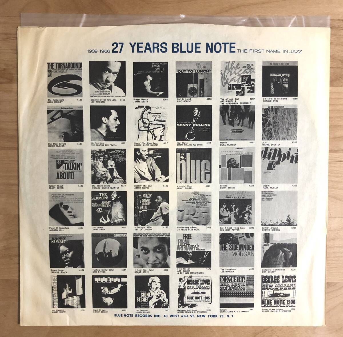 US-ORIGINAL Blue Note オリジナル盤 MONO ANTHONY WILLIAMS / SPRING BLP4216 NY ...