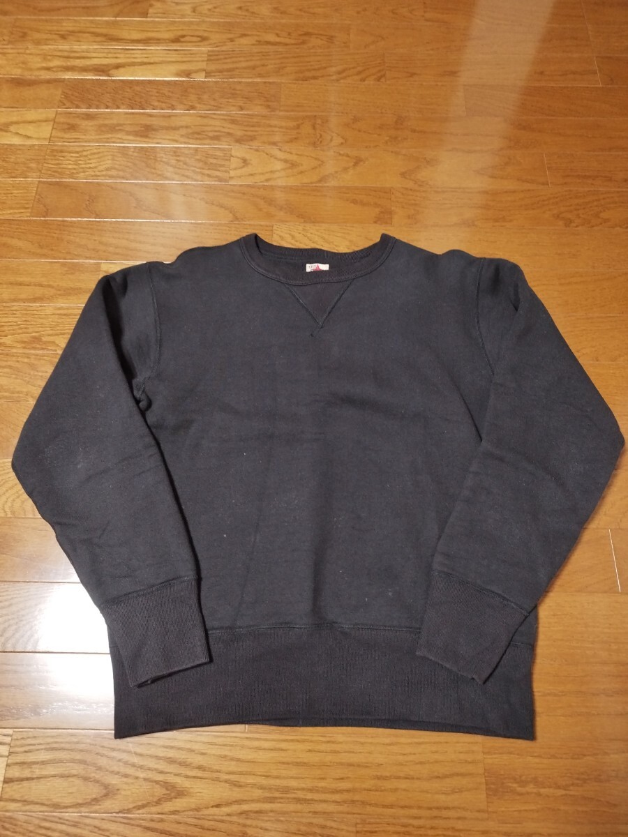 ストライクゴールド 吊り編み クルー スウェット プレーン SGC001 The Strike Gold LoopWheel Sweat Shirts size L ブラック(Lサイズ)｜売買 ...