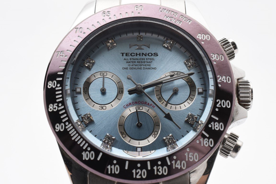 稼働品 テクノス ラウンド クロノグラフ シルバー T4B26 クォーツ メンズ 腕時計 TECHNOS(テクノス)｜売買されたオークション情報、yahooの商品情報をアーカイブ公開 ...
