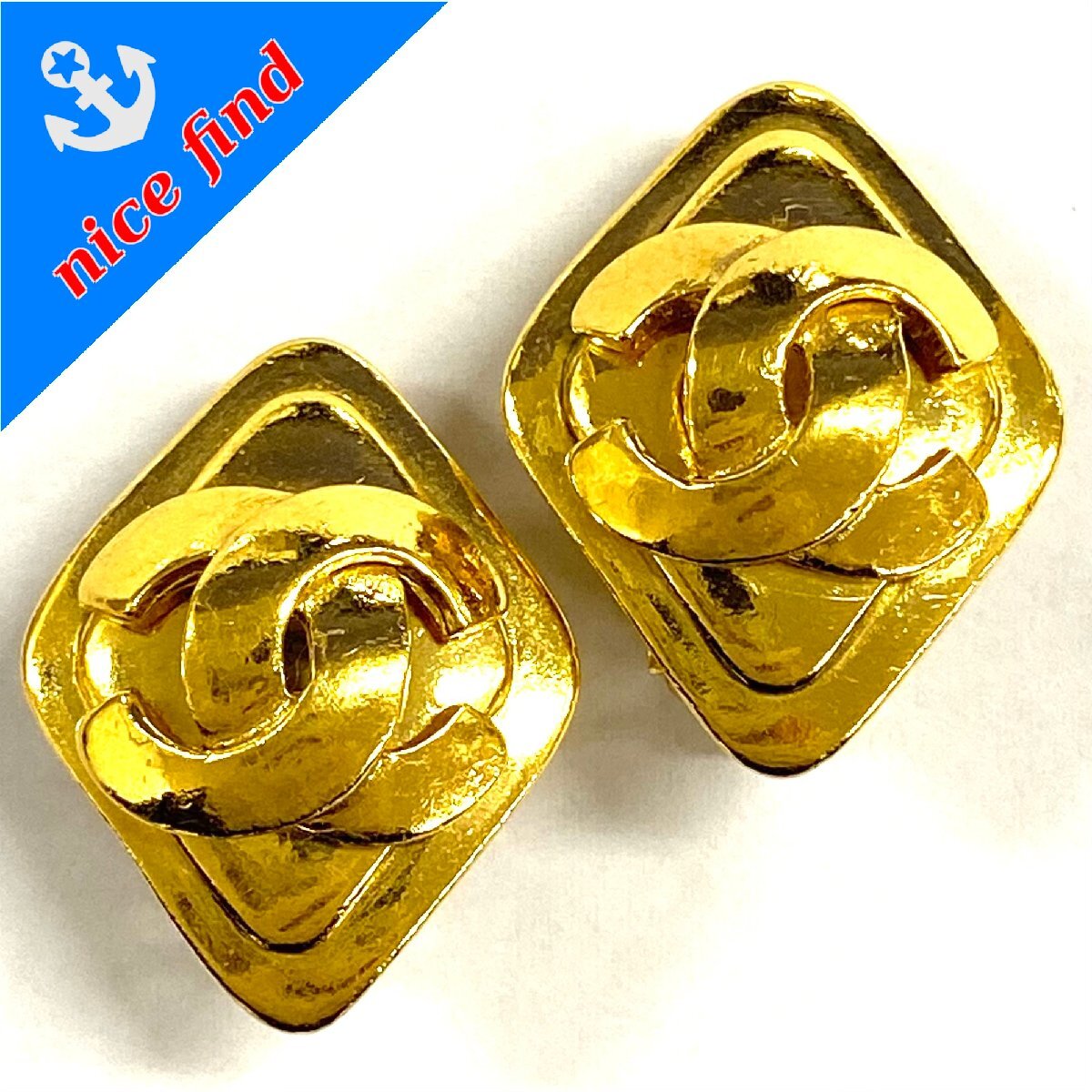 シャネル CHANEL ココマーク ひし形 95P イヤリング ゴールド レディース アクセサリー ヴィンテージ 重量約17.73g(イヤリング)｜売買されたオークション情報、yahooの商品 ...