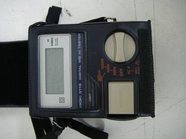 絶縁抵抗計 HIOKI 3119-11(電気計測器)｜売買されたオークション情報、yahooの商品情報をアーカイブ公開 - オークファン ...