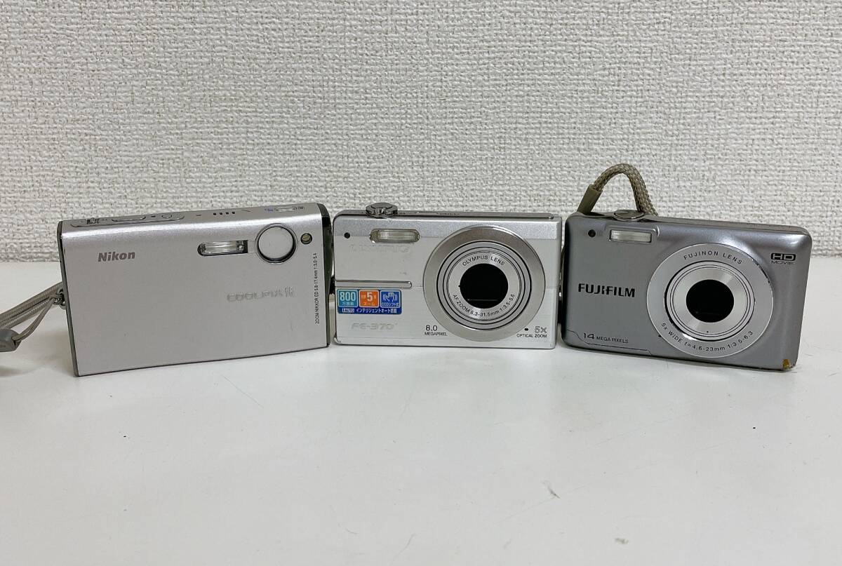 コンデジ デジカメ デジタルカメラ NIKON COOLPIX S5/OLYMPUS オリンパス CAMEDIA FE-370 シルバー/FUJIFILM FinePix JX560/K612 ...