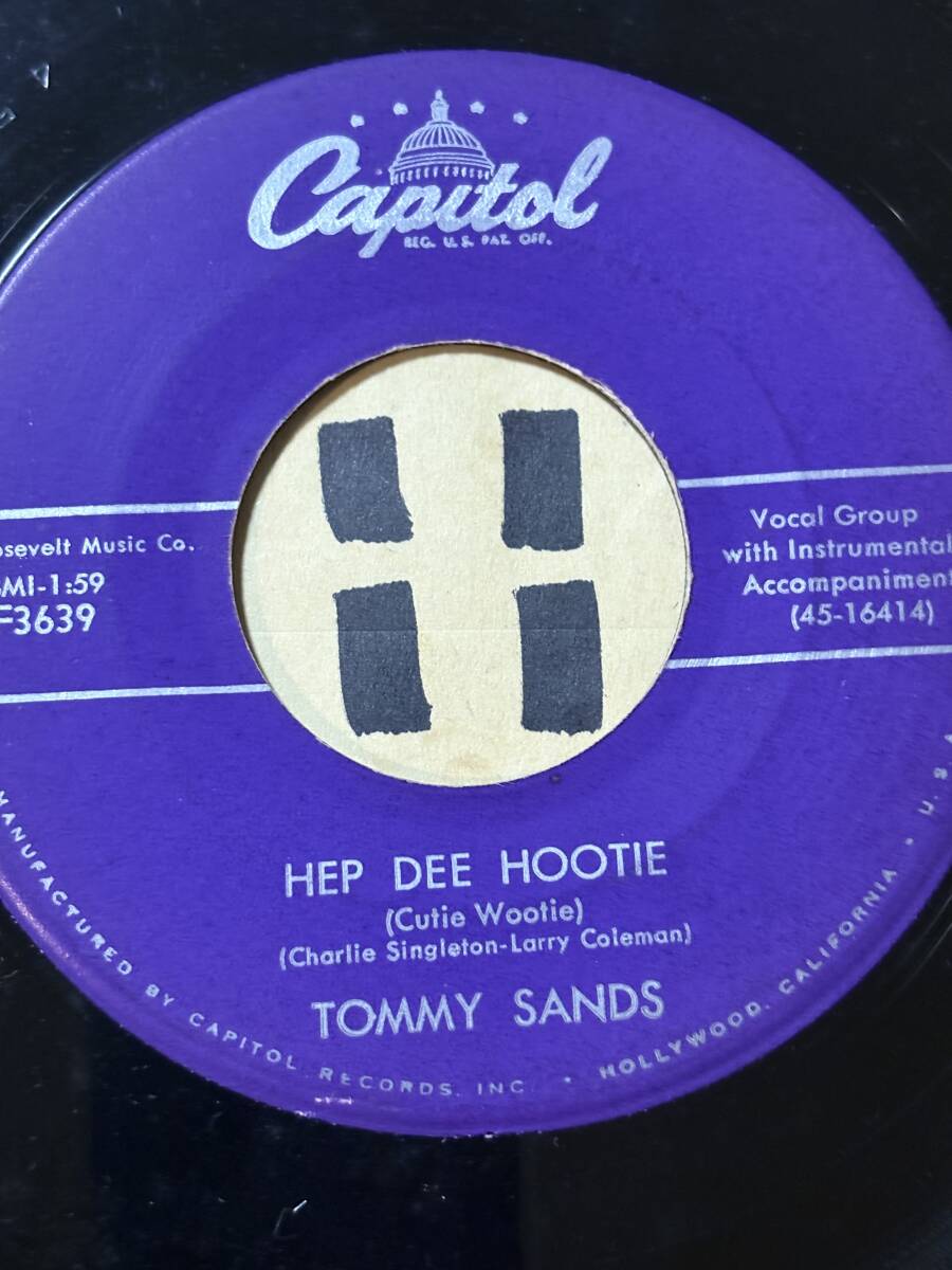 1957 ティーン ロッカー TOMMY SANDS HEP DEE HOOTIE Cutie-Wootie / TEEN-AGE CRUSH ...