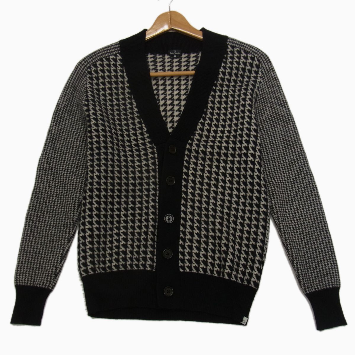 Paul Smith Vネック ラムウール100％ ニットカーディガン ジャケット 千鳥格子柄 ポールスミス ゴルフ メンズ 1円スタート(セーター)｜売買されたオークション情報、yahooの ...