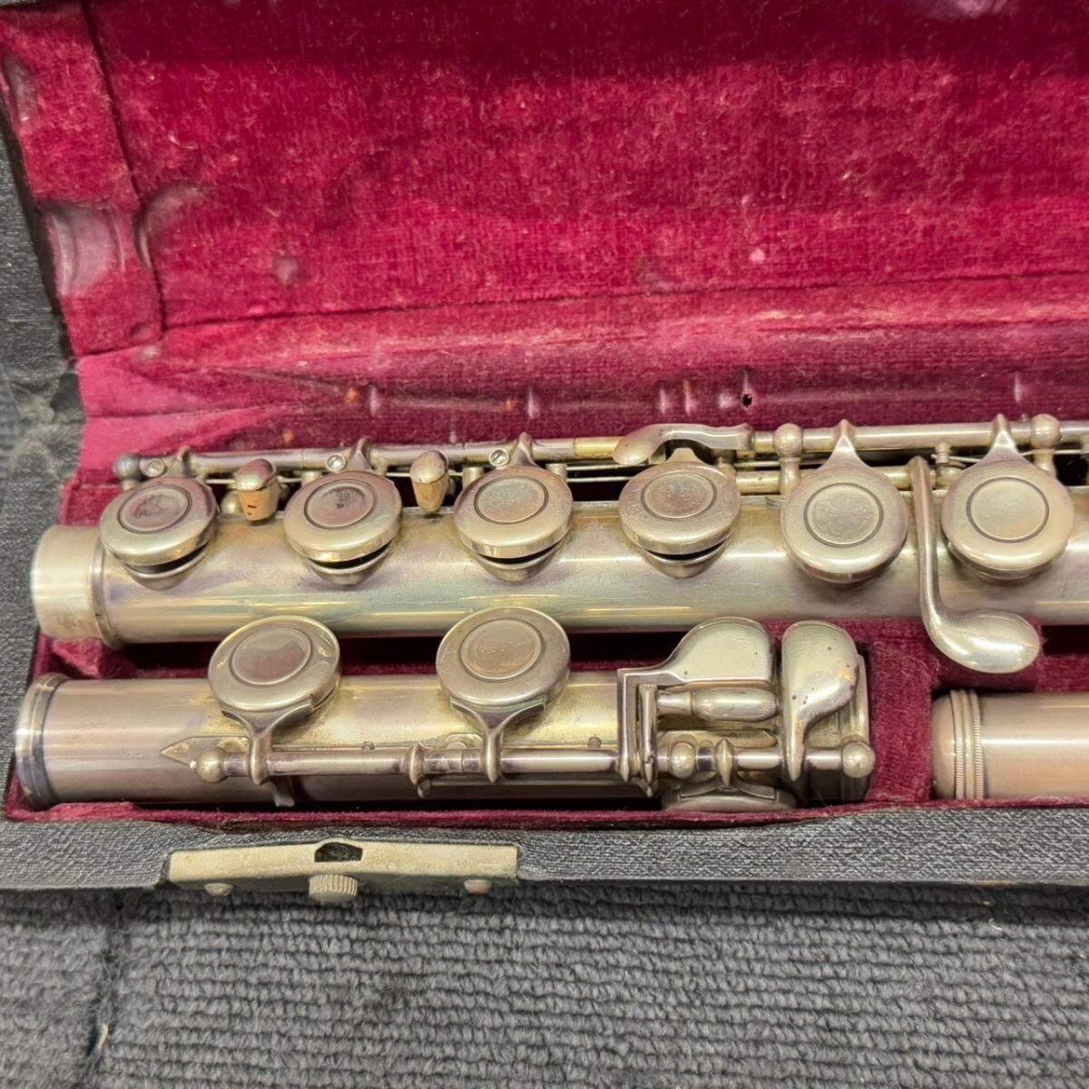 Q943-C8-1320 MURAMATSU ムラマツ フルート PRIMA プリマ No 0752 STERLING SILVER スターリングシルバー 総重量約420g ハードケース付き⑨ ...