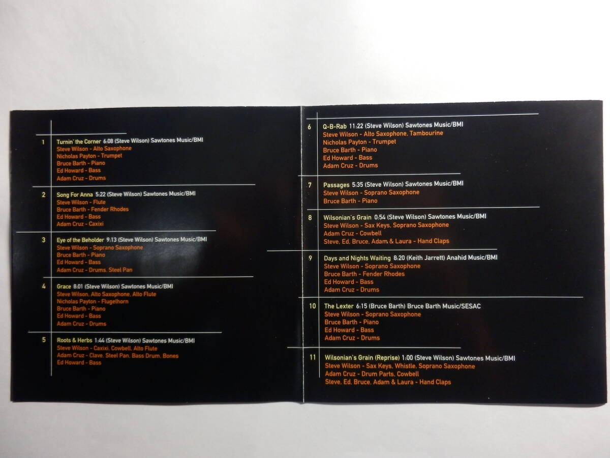 CD/Jazz:Saxophone/Steve Wilson - Passages/Nicholas Payton/Bruce Barth ...