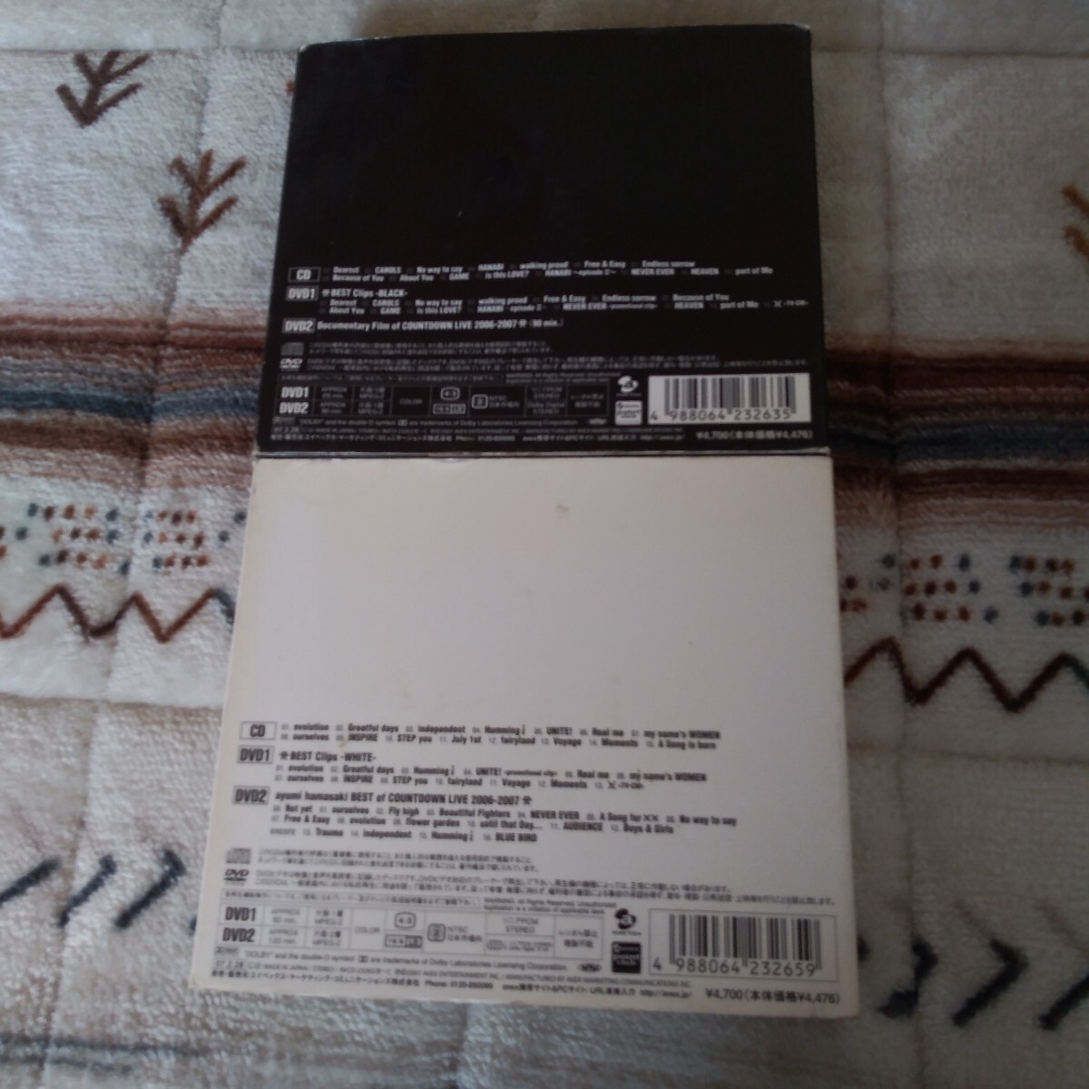 浜崎あゆみ A BEST2 -BLACK-A BEST2-WHITE- ベスト アルバム CD+DVD 初回限定盤 セット Dearest evolution HEAVEN Voyage ...