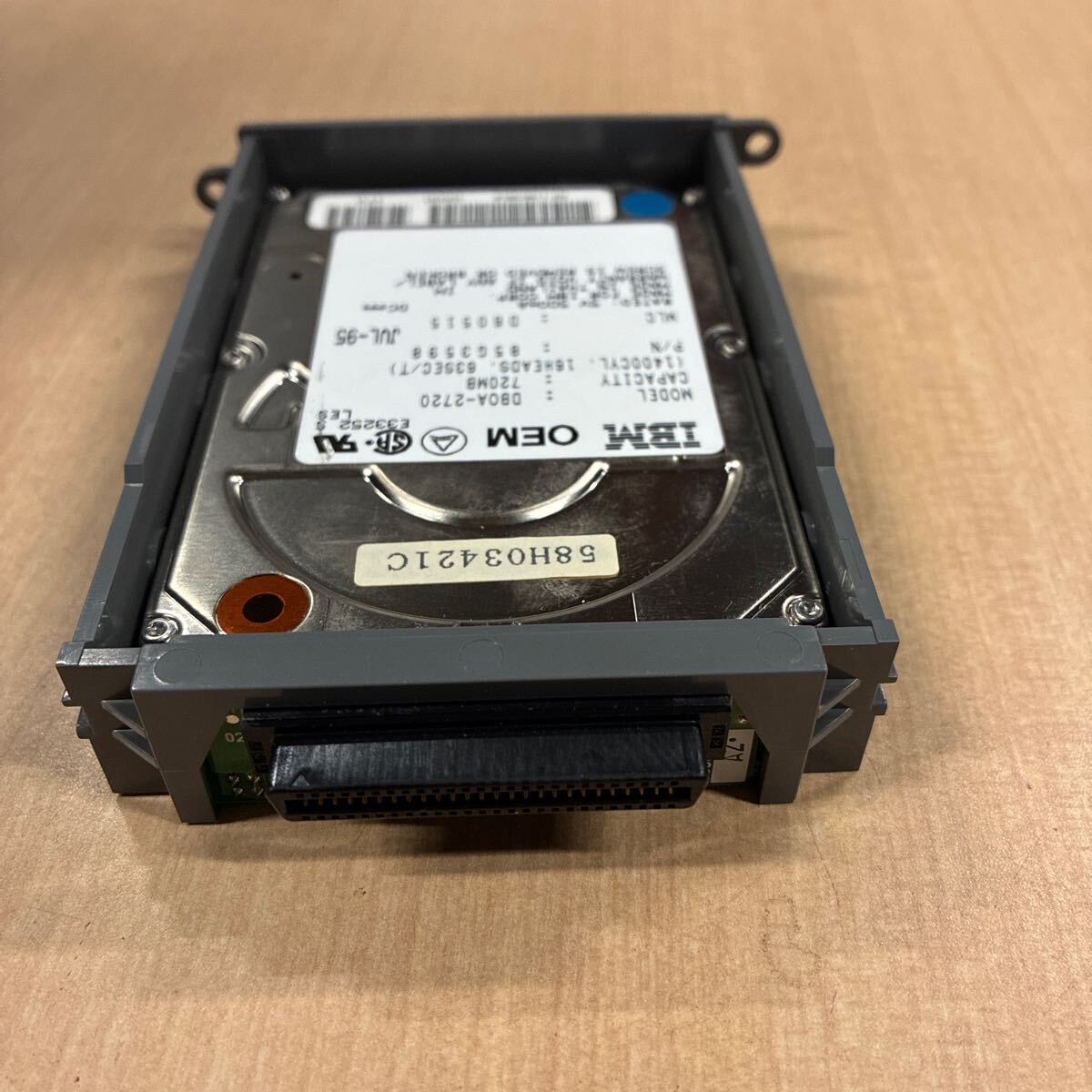 NEC 純正 720MB HDDパック 20mm厚枠 コネクター付 PC9801 PC9821 Nd Nd2 Ne Ne2 Ne3 Nm Ns Np Nf MS-DOS6.2 Windows3 ...