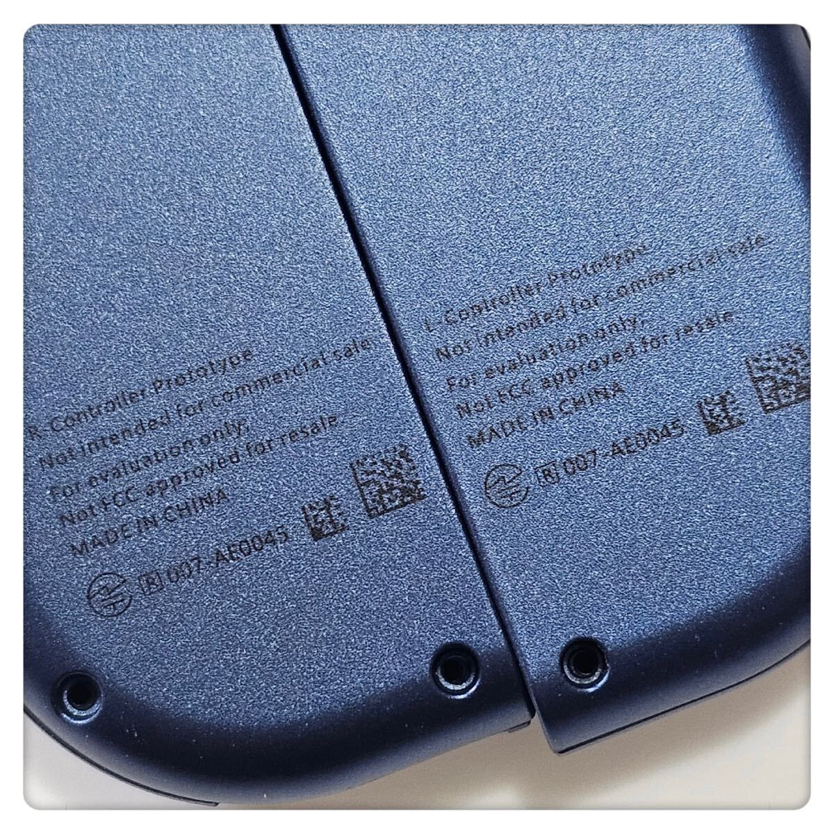 Nintendo NX DEV Prototype V1 Joy-Con Shell Dark Blue / ニンテンドーNX V1版 ジョ ...