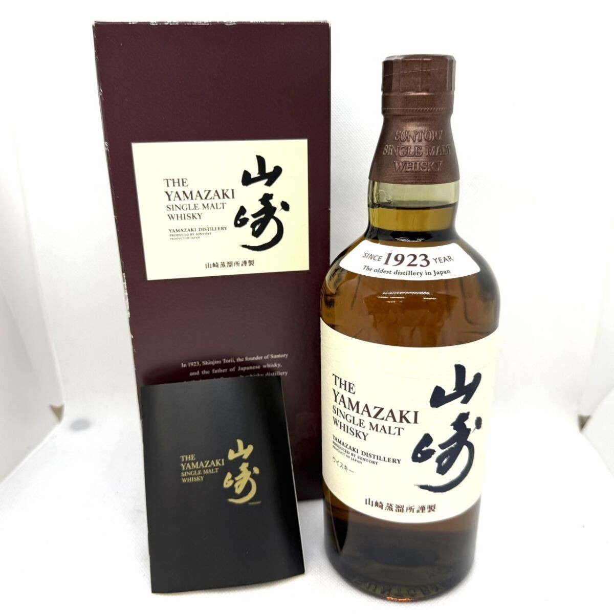 W891-T23-1113 SUNTORY サントリー 山崎 シングルモルト ウィスキー THE YAMAZAKI 700ml 43% 箱付き 未開栓 IB(日本)｜売買されたオークション情報 ...