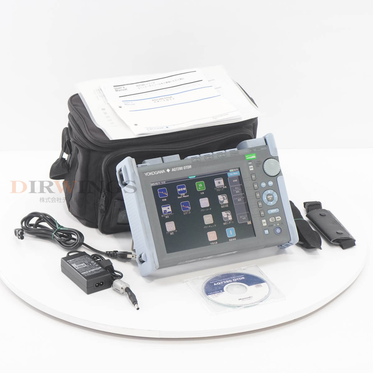 DW 8日保証 12/2022CAL AQ7280 -HJ/SMP/SB YOKOGAWA AQ7283A-USC/SLS 1310/1550nm 横河 OTDR 光パルス試験器 光ファイバ ...