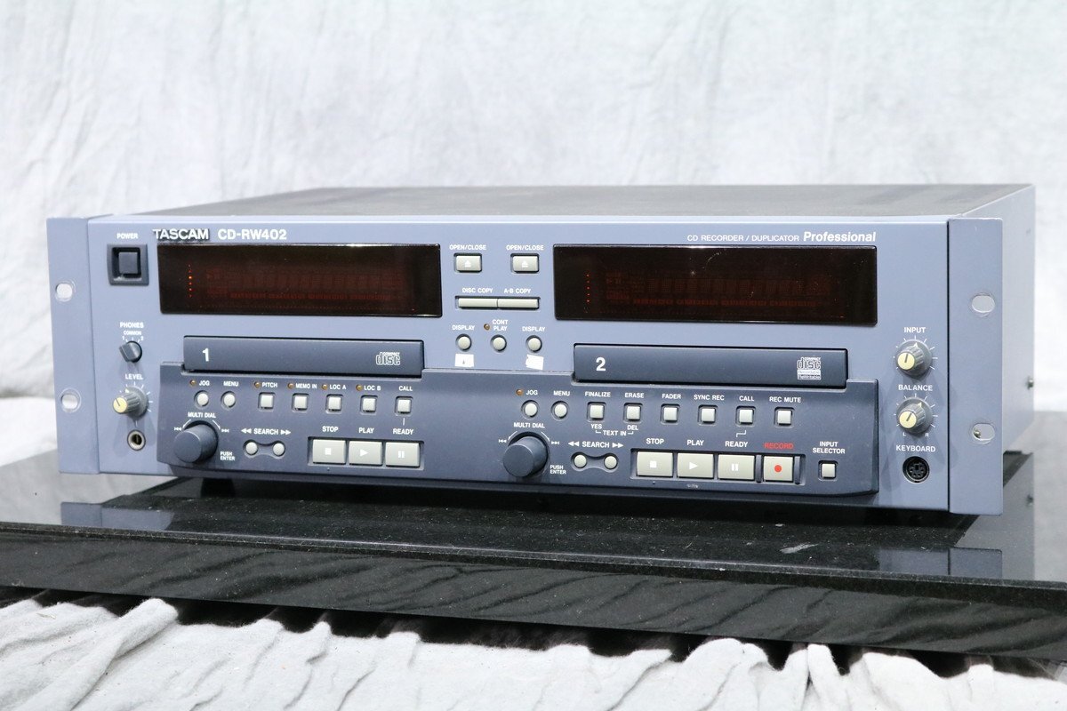 D TASCAM CD-RW402 業務用CDレコーダー/デュプリケーター タスカム 3060535(一般)｜売買されたオークション情報 ...