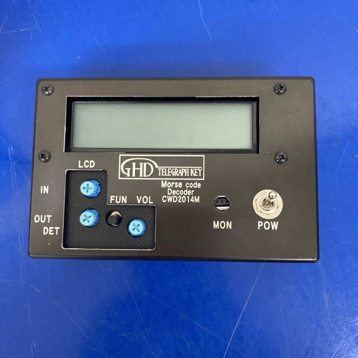 P223-CH4-2295 GHD TELEGRAPH KEY Morse code Decoder モールス信号デコーダー CWD2014W CW解読器 説明書付属 箱付属 MB(アマチュア ...