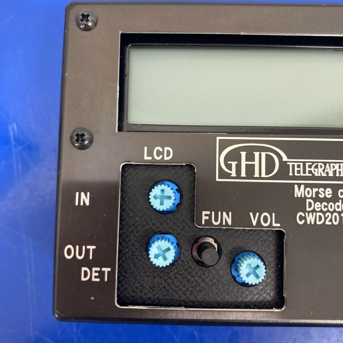 P223-CH4-2295 GHD TELEGRAPH KEY Morse code Decoder モールス信号デコーダー CWD2014W CW解読器 説明書付属 箱付属 MB(アマチュア ...