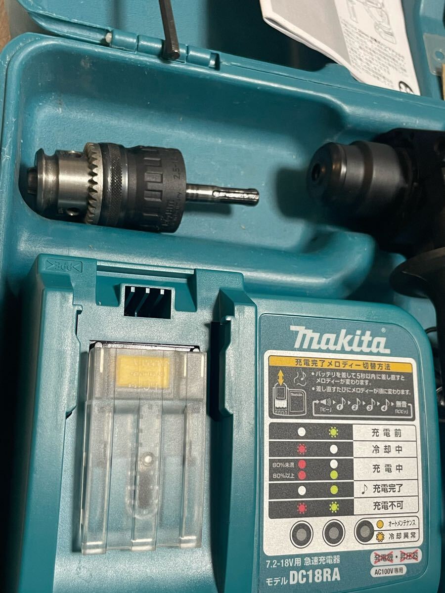 マキタ HR202D 充電式 ハンマドリル 付属品多数 18V 純正バッテリー 充電器付き ハンマードリル 111820(本体)｜売買された ...