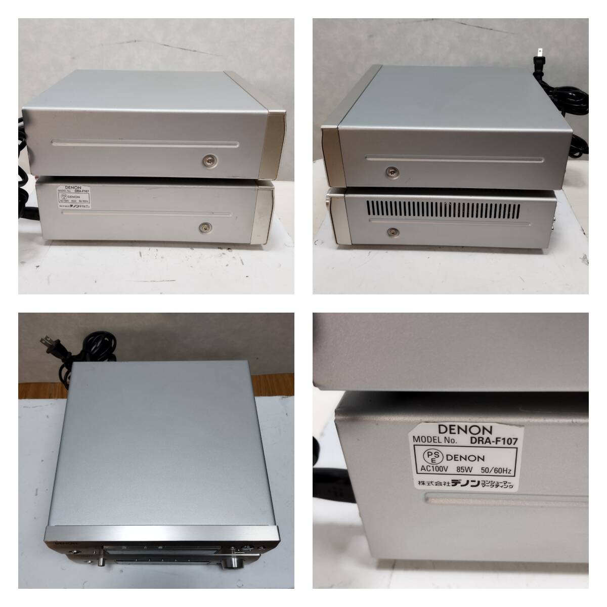 394 DENON CDプレーヤー+AM/FMステレオレシーバー DCD-F107 DRA-F107 現状品(DENON)｜売買された ...