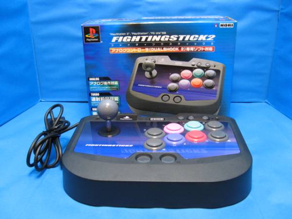 PS2/PS1両対応 HORI ファイティングスティック2 HP2-135(アクセサリ、周辺機器)｜売買されたオークション情報、yahooの ...