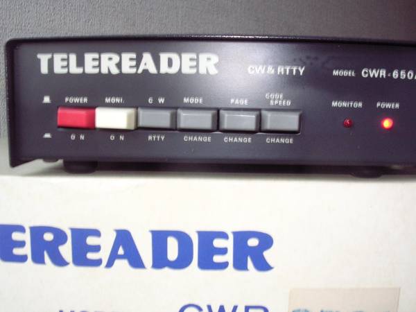 TELEREADER CW＆RTTY モデルCWR－650A(アクセサリ)｜売買されたオークション情報、yahooの商品情報をアーカイブ公開 - オークファン（aucfan.com）