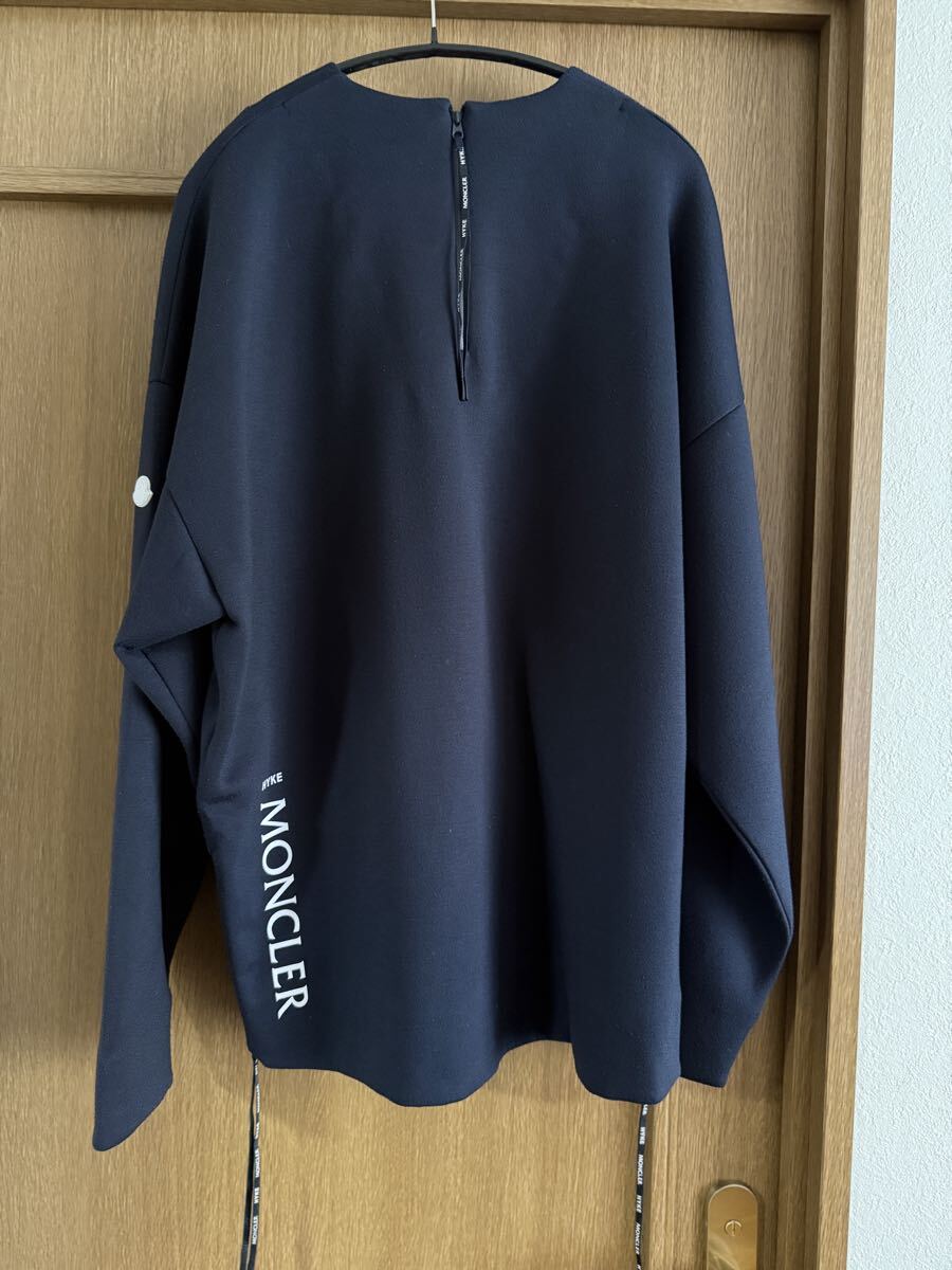4 MONCLER HYKE モンクレール スウェット Sサイズ GENIUS SWEATSHIRT ハイク ネイビー クルーネック 長袖 ...