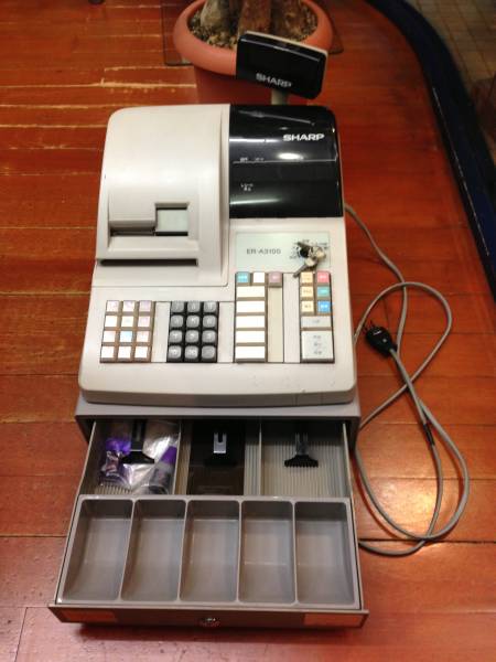 SHARP/シャープ 電子レジスタ ER-A310S 取扱説明書付(レジスタ)｜売買されたオークション情報、yahooの商品情報をアーカイブ公開 - オークファン（aucfan.com）