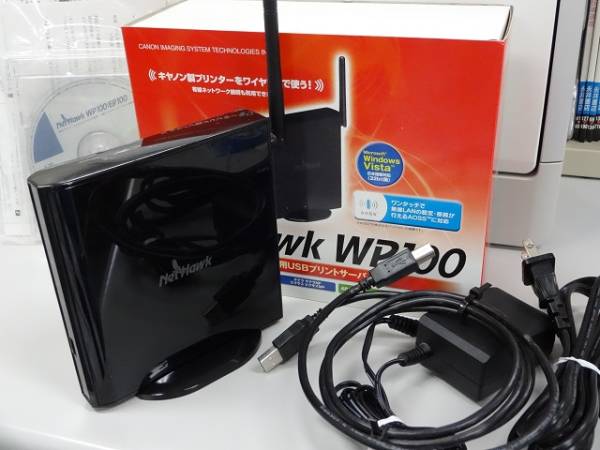 Canonワイヤレスプリントサーバー NetHawk WP100 程度良好(プリントサーバー)｜売買されたオークション情報、yahooの商品 ...